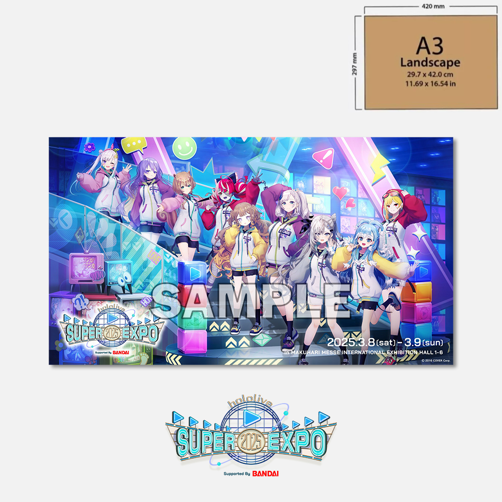 [hololive] hololive SUPER EXPO 2025 A3 Poster / hololive Indonesia | Shopee Malaysia