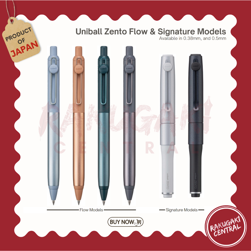 Uniball Zento Flow & Signature Models Pens | Shopee Malaysia