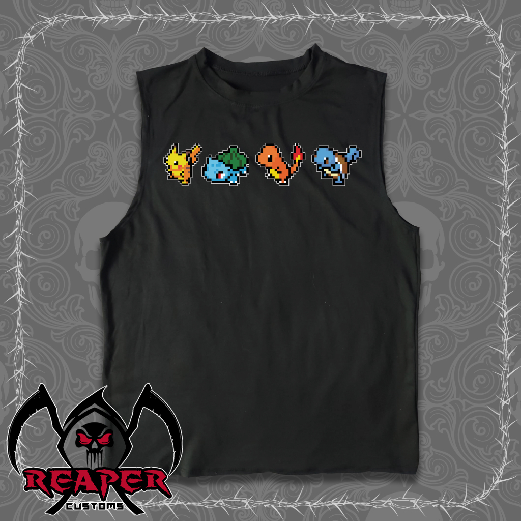 Pokemon Muscle Shirt | Pokemon Muscle Tee (SMALL - PLUS SIZE) | Shopee ...