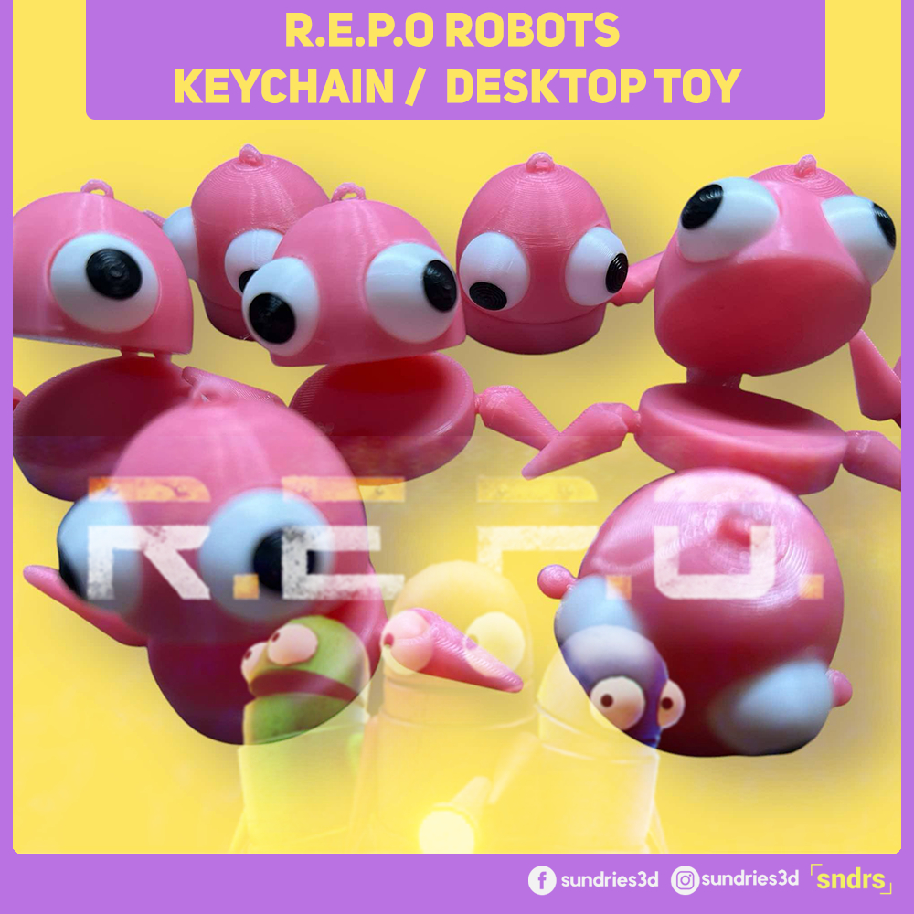 Repo robot keychain desktop toy 3D printed | Shopee Malaysia