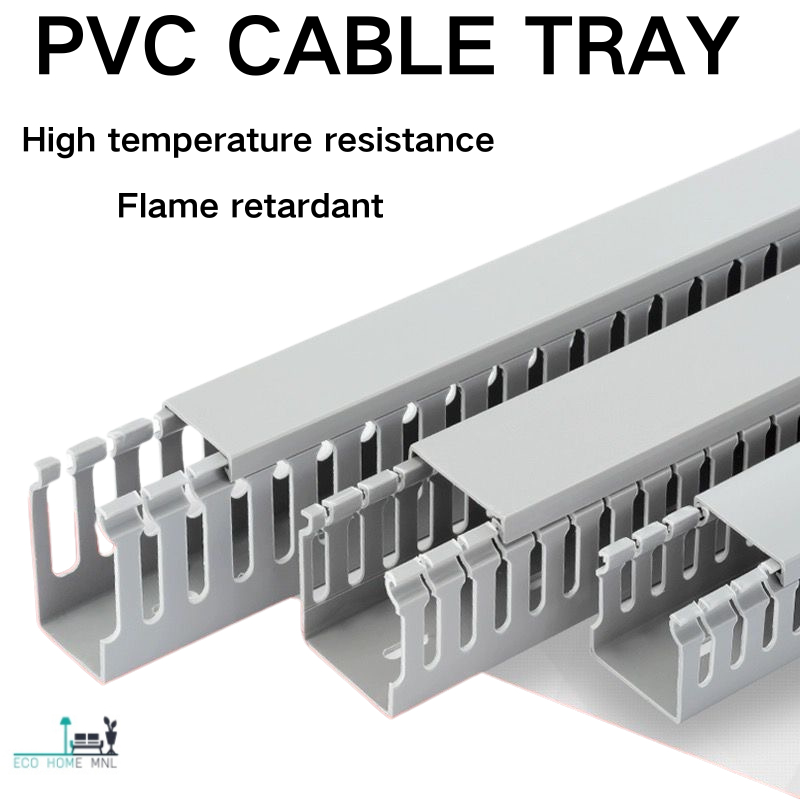 PVC Cable Tray Duct Slotted PVC cable trunking Wire Duct Cable ...