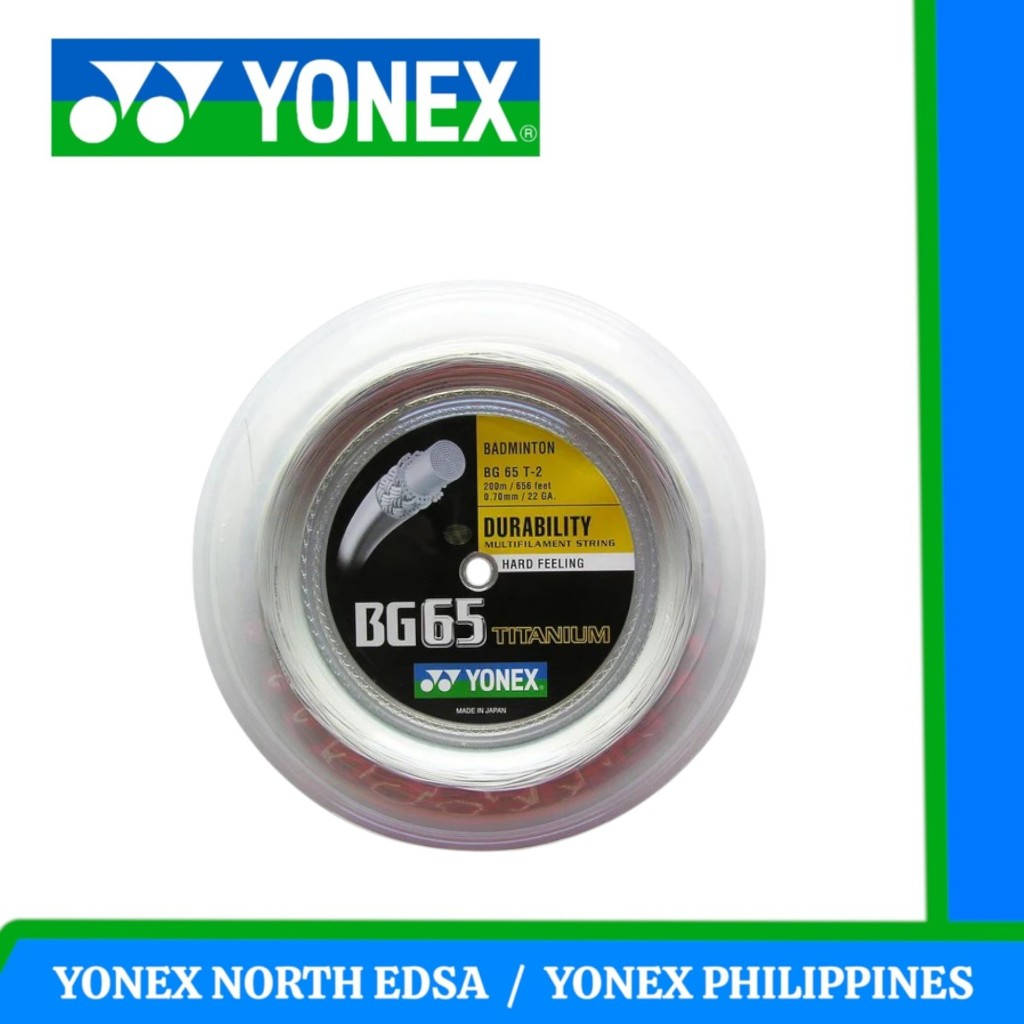 Yonex BG 65 TITANIUM Badminton Strings PRE-CUT ONLY (NO PACKAGING ...