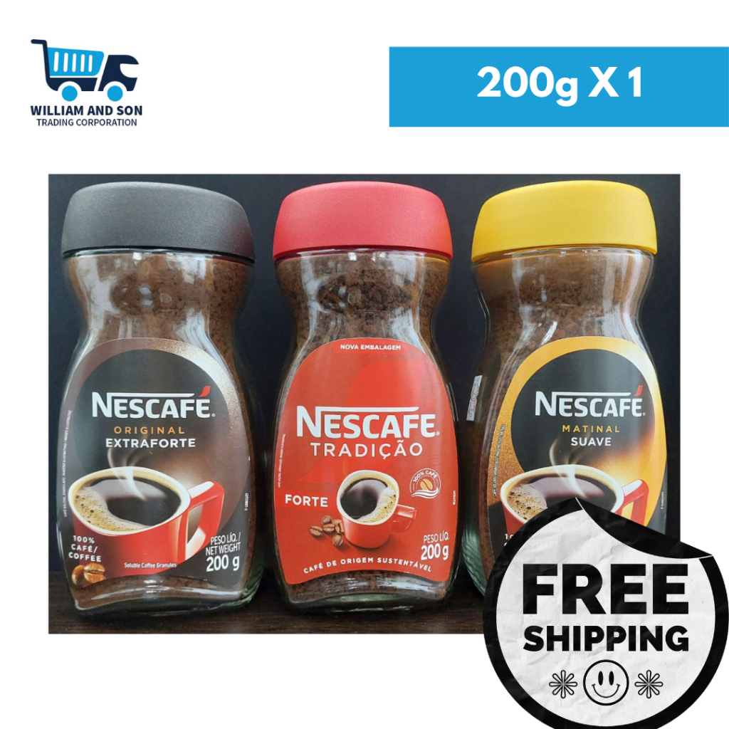 Nescafe Extraforte / Tradicao / Matinal 200g Instant Coffee | Shopee ...