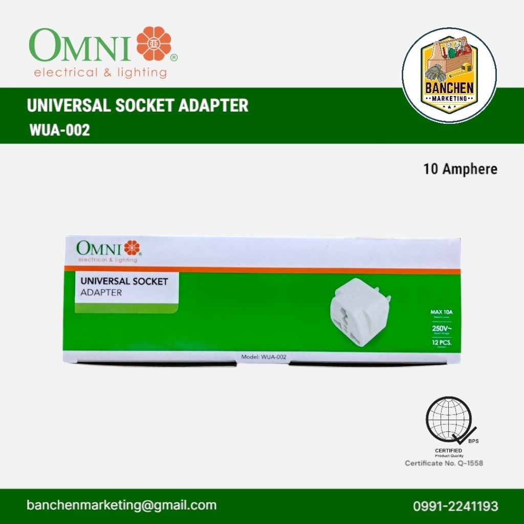 OMNI UNIVERSAL SOCKET ADAPTER 10A (12PCS) | Shopee Malaysia