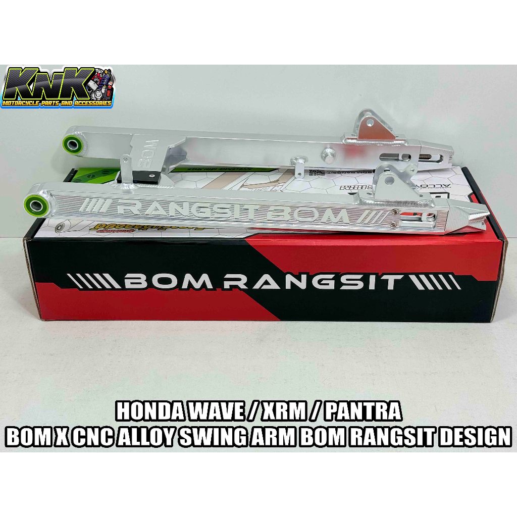 BOM X CNC ALLOY SWING ARM BOM RANGSIT DESIGN NONSLOTTED FOR WAVE XRM ...
