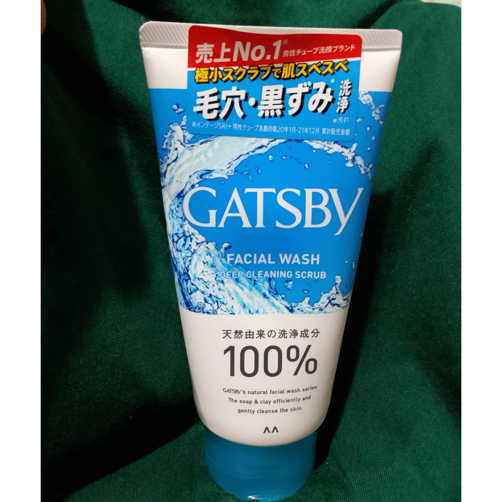 Gatsby Facial Wash Deep Cleaning Scrub 130g | Shopee Malaysia
