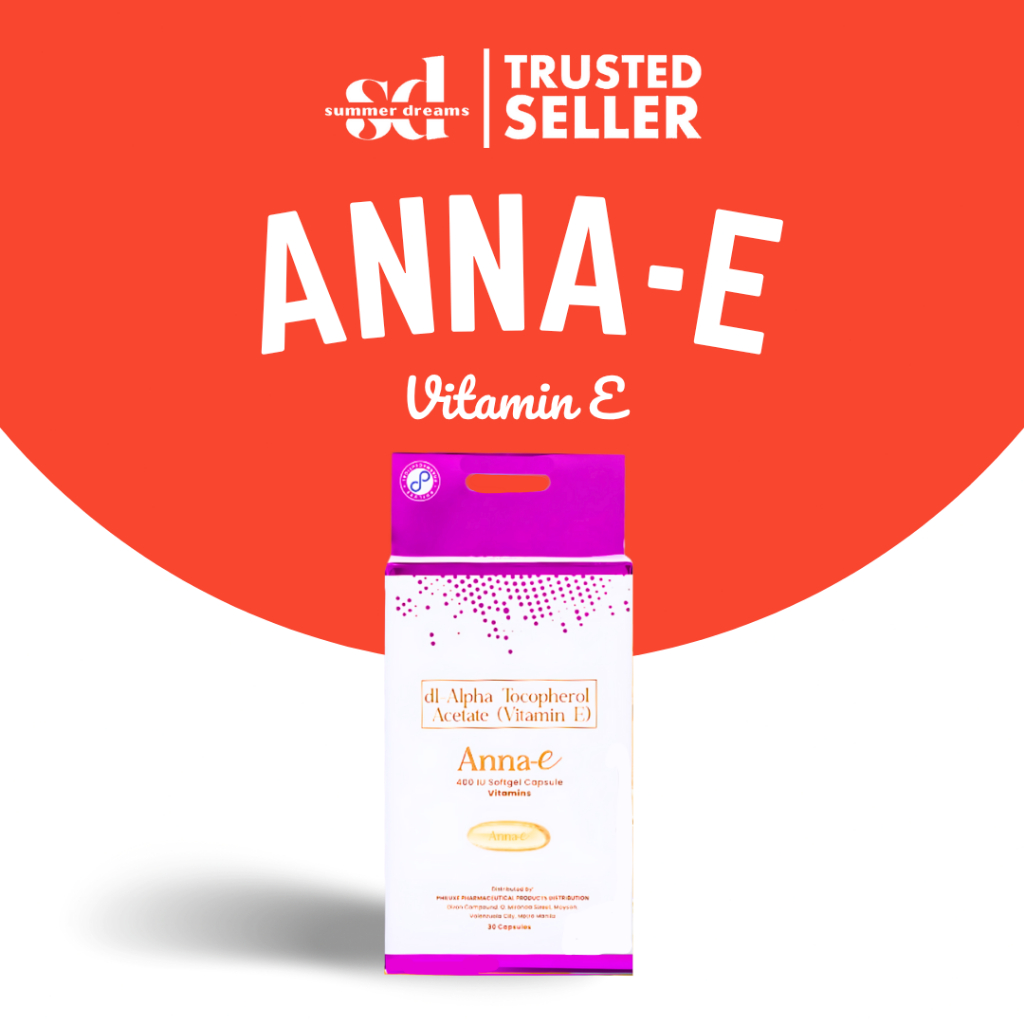 ANNA E Vitamin E 400 IU 30 Softgel Capsules Anna-E by Anna Magkawas ...