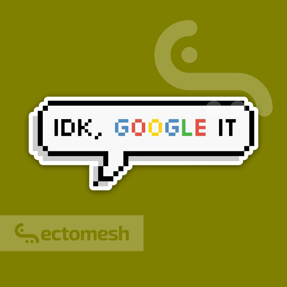 IDK, Google It - Vinyl Waterproof Sticker by EctoMesh | Shopee Malaysia
