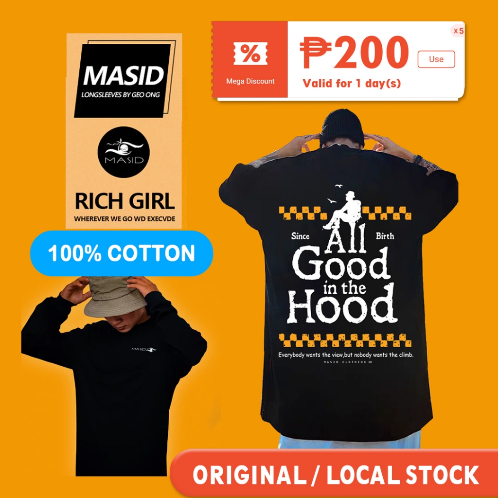 MASID Clothing Office v4 Long Sleeve by Geo Ong T-shirt Thick Cotton ...