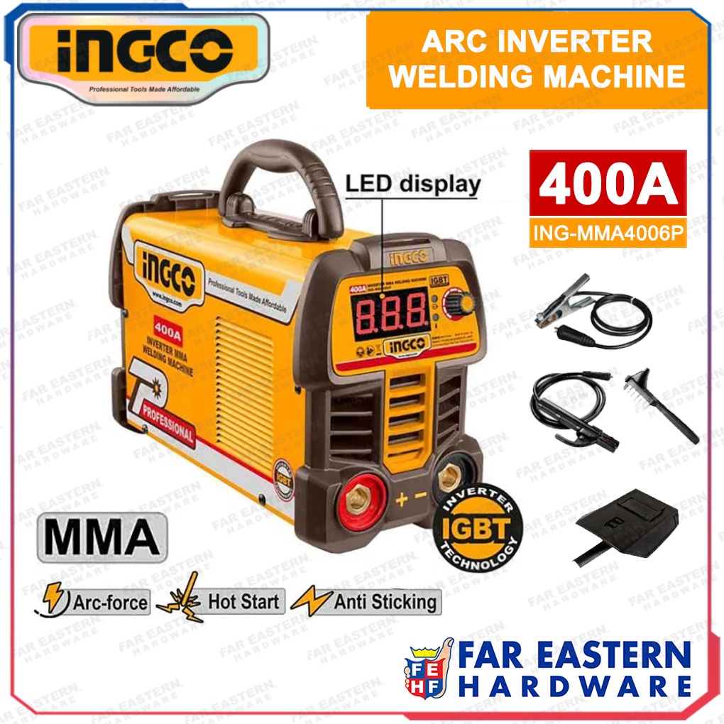 INGCO Arc Inverter Welding Machine 400A ING-MMA4006P INPTCD | Shopee ...