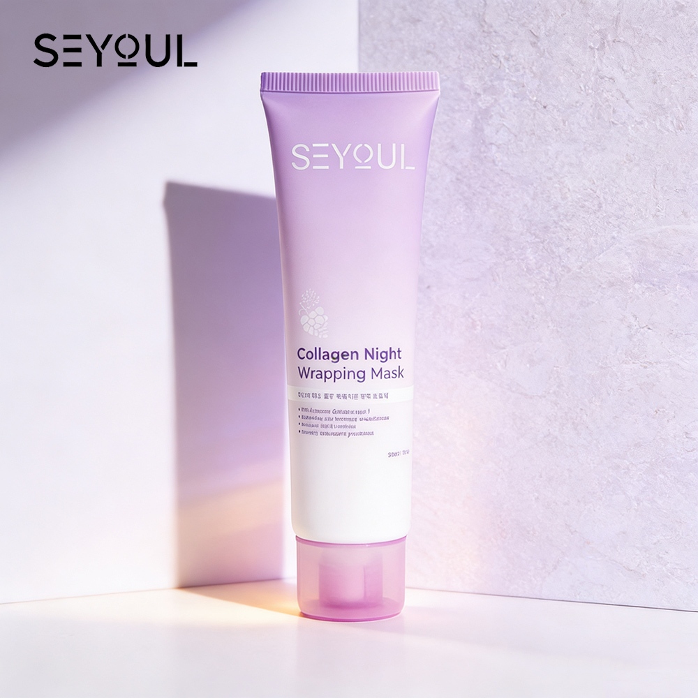 Korean Collagen Night Wrapping Mask, Peel-off mask Anti-aging, makes ...