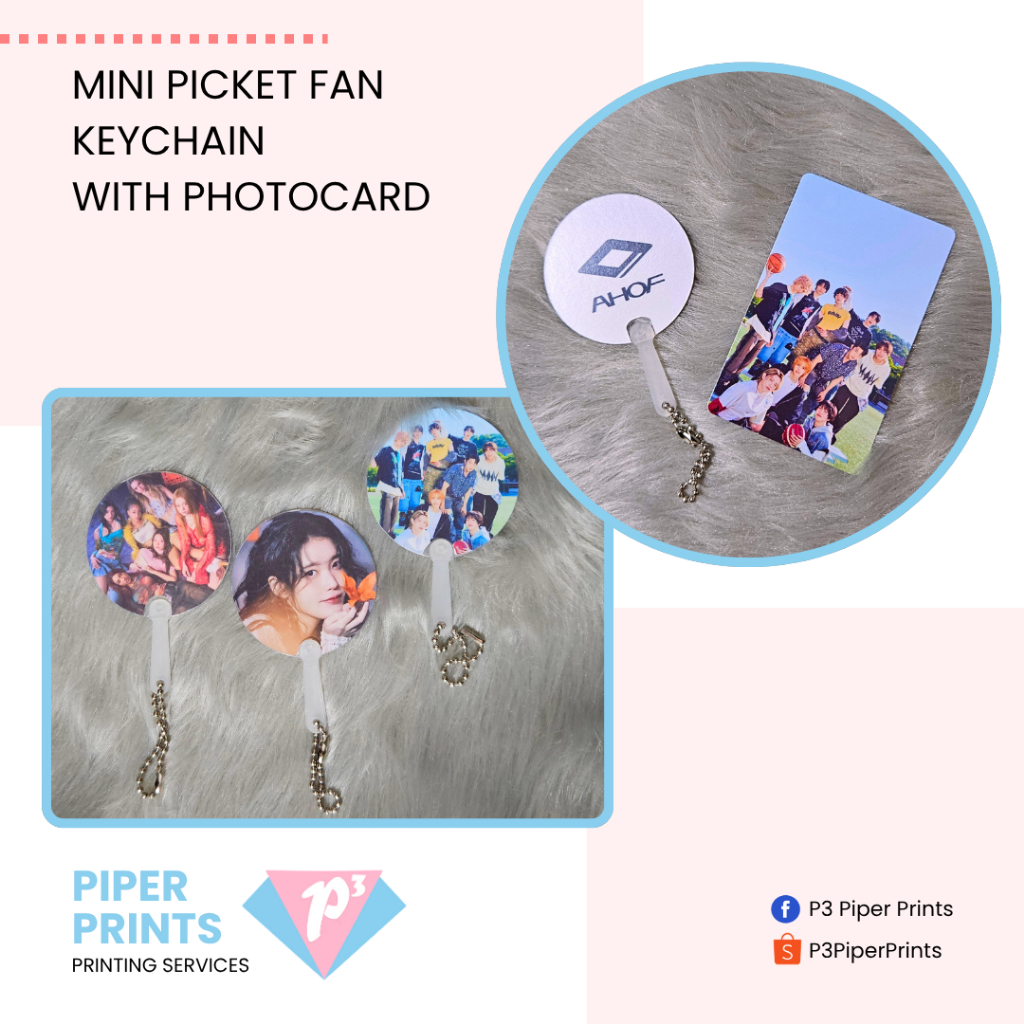 MINI PICKET FAN / PLASTIC FAN KEYCHAIN | K-POP, K-DRAMA, P-POP | Shopee ...