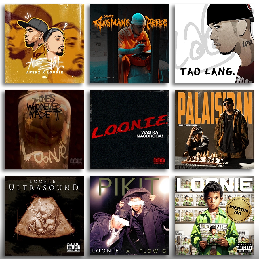 Loonie Wall Display | Filipino Rap Icon Decor | Fan Art Print for Hip ...