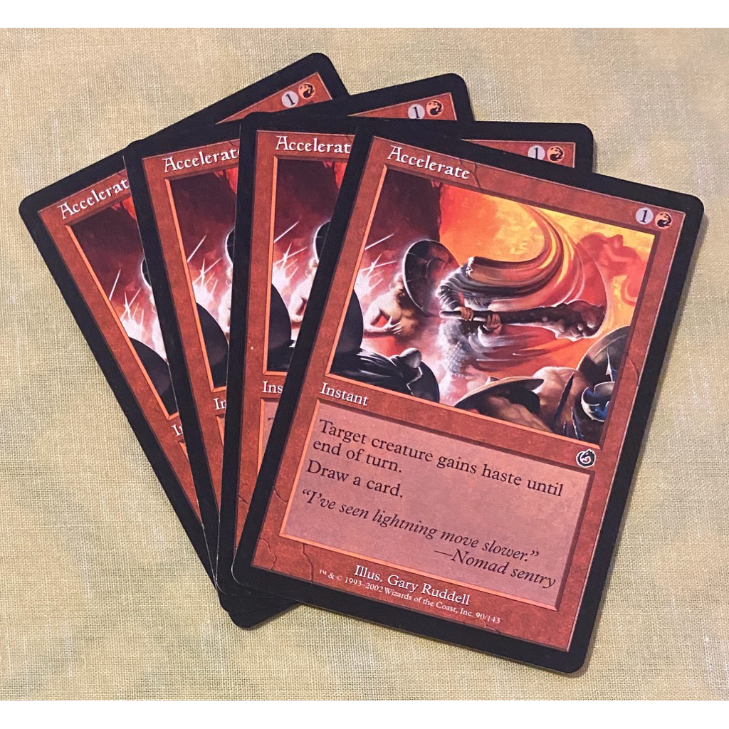 4x Accelerate (Torment) MTG Magic the Gathering Card | Shopee Malaysia
