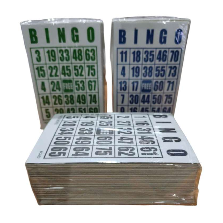 LINLAN NEW 50-100pcs BINGO CARDS Bingo Royal Bingo Lotto Card ...