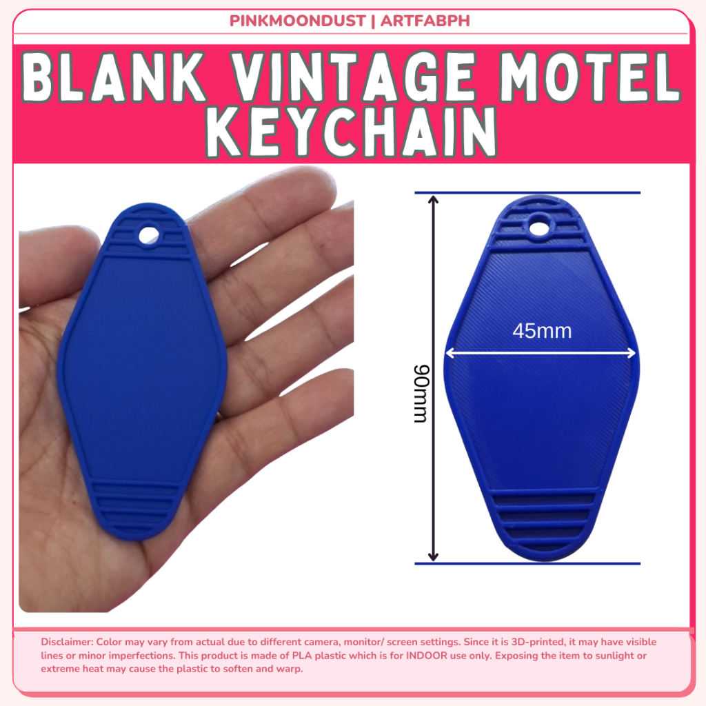 10pcs Blank Vintage Motel Keychain – Retro DIY Key Tag with Keyring for ...