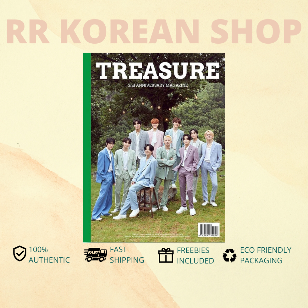 OFFICAL (Unsealed) TREASURE 2nd ANNIVERSARY MAGAZINE PHOTO BOOK K-POP ...