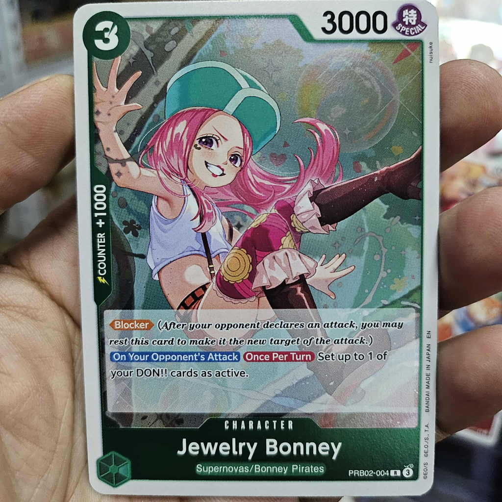 One Piece TCG ENGLISH PRB02-004 R Jewelry Bonney | Shopee Malaysia