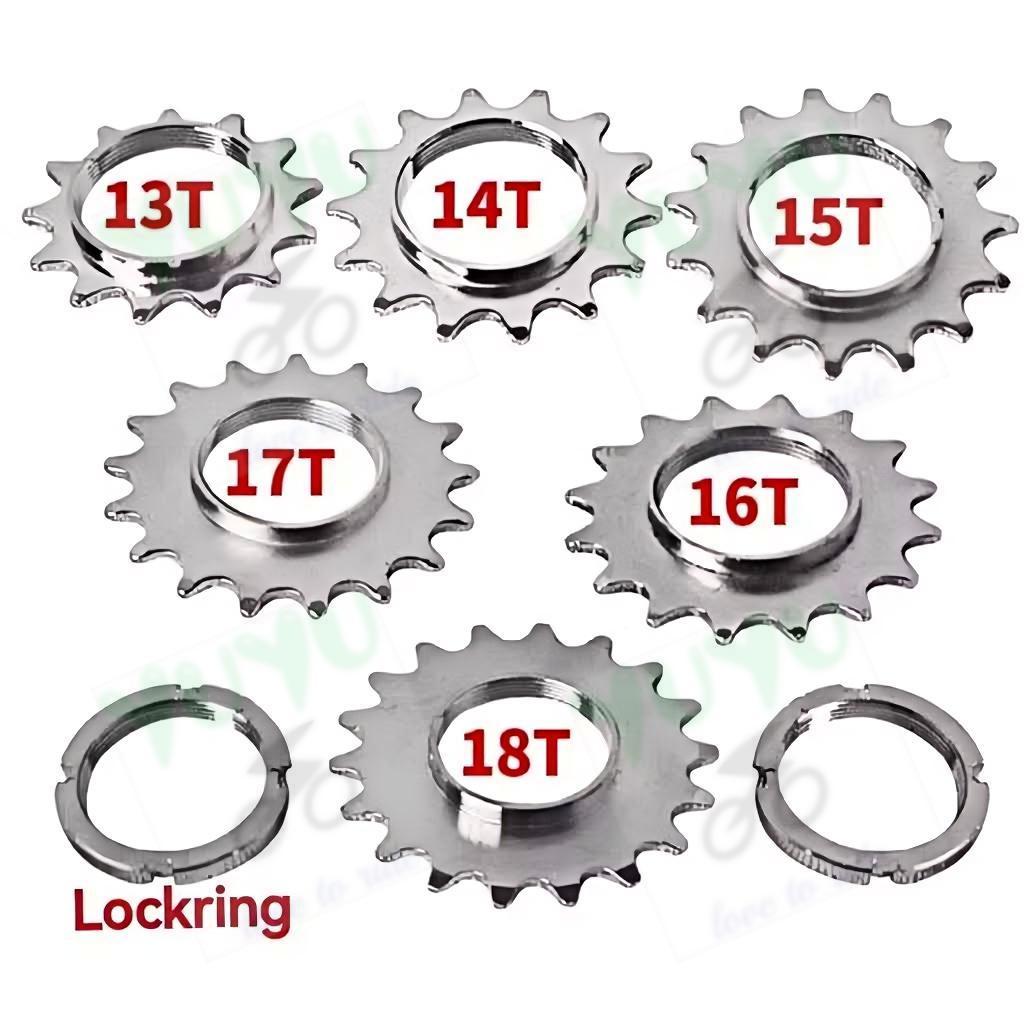 13T 14T 15T 16T 17T 18T Fixie Gear Track Bike Single Speed 1/8inch Cog ...