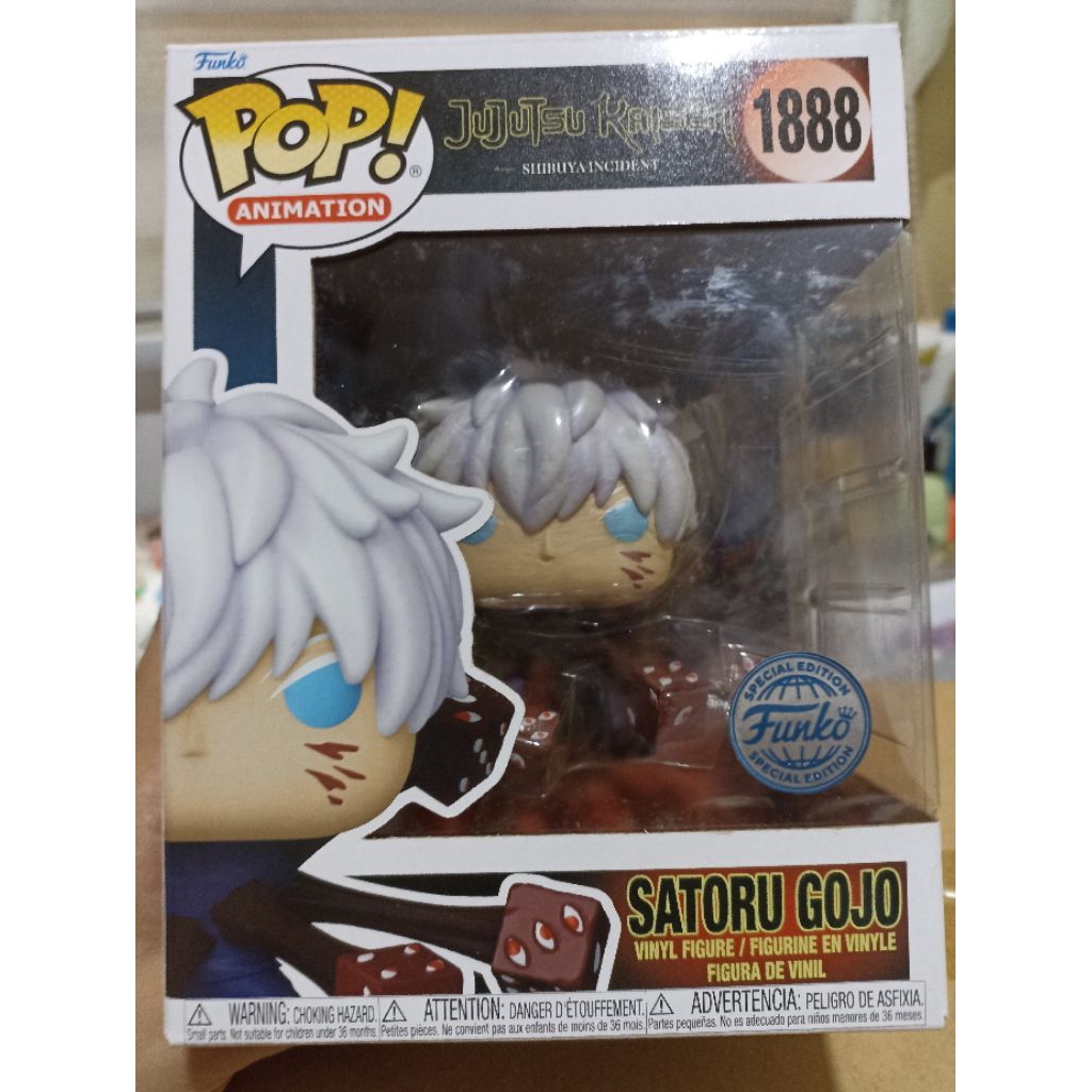 Funko Pop Animation- Satoru Gojo (Trapped Prison Realm) 1888 SE Jujutsu ...
