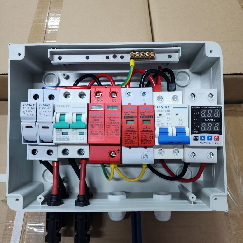 Distribution Box Circuit Breaker Panel Box SPD Surge Protective Device ...