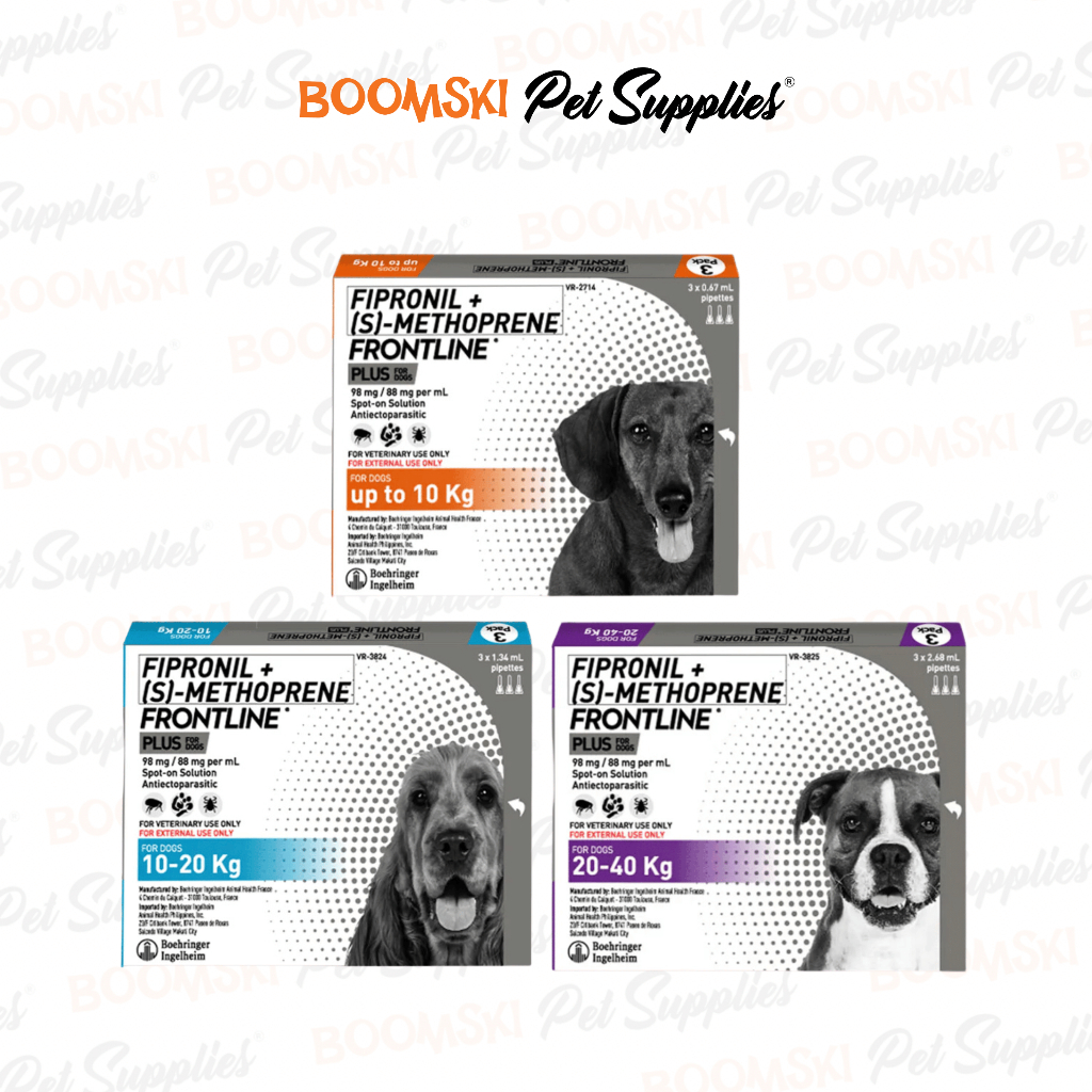 Frontline Plus [Fipronil + Methoprene] Flea & Tick Control for Dogs (3 ...