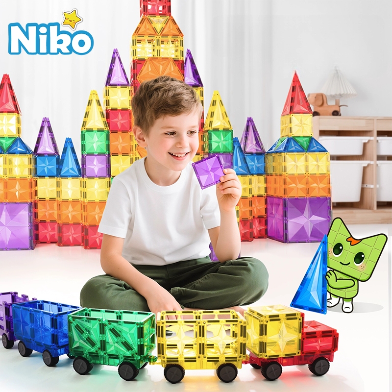 NIKO Magnetic Building Blocks Magnetic Tiles Early Educational Toys ...