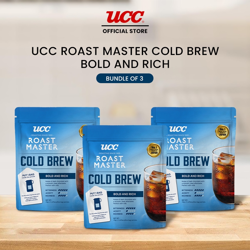 UCC Roast Master Cold Brew Bold and Rich 35g (Bundle of 3) | Shopee ...