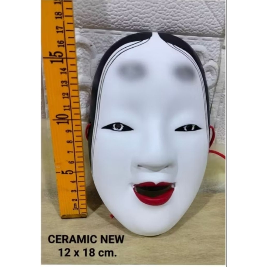 Noh Japanese Mask Ceramic ( Japan Surplus ) | Shopee Malaysia