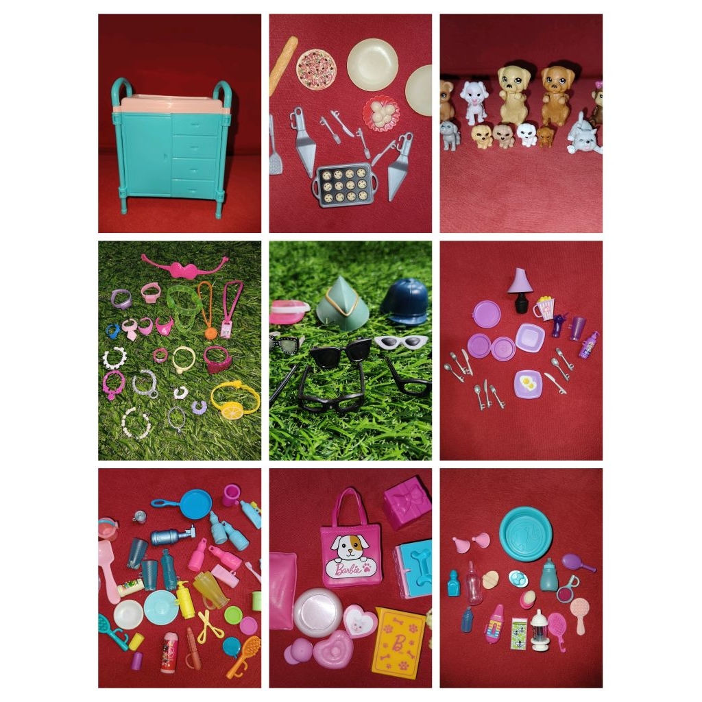 Barbie doll Accessories (anik) | Shopee Malaysia