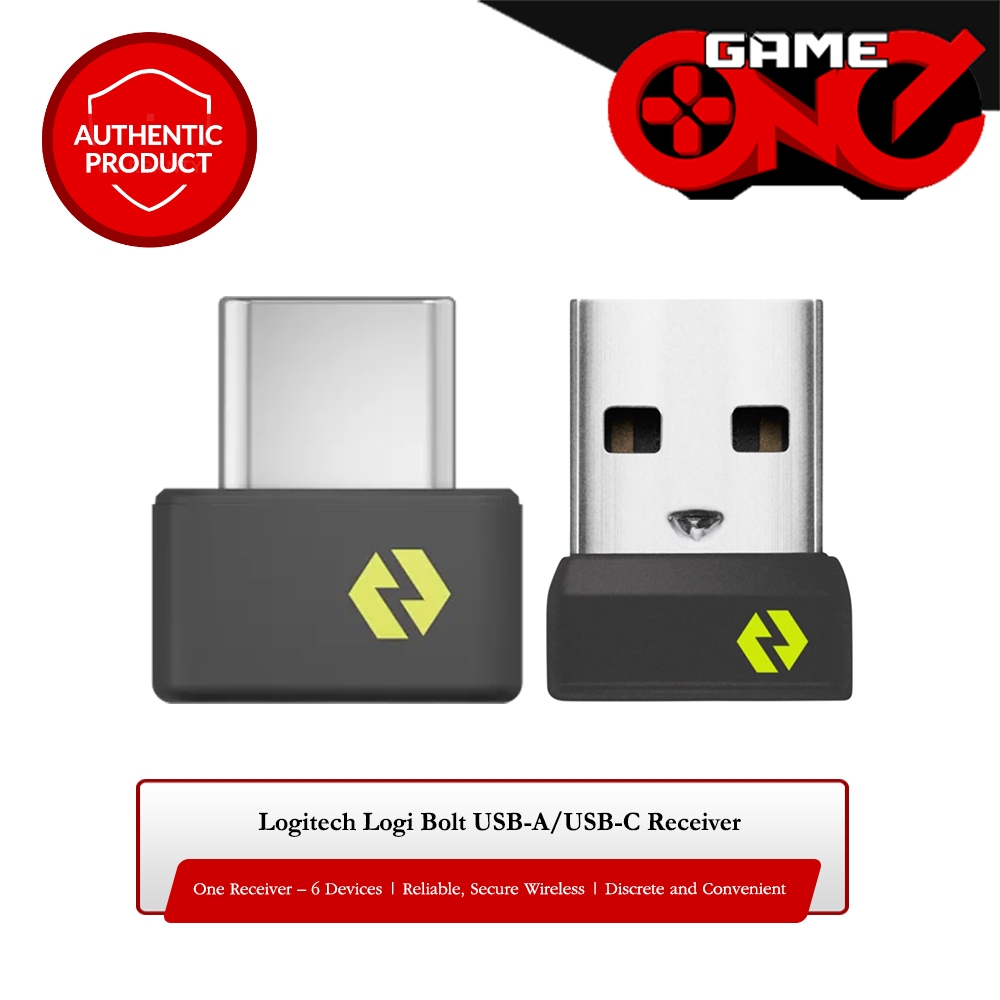 Logitech Logi Bolt USB-A/USB-C Receiver Wireless Adapter | Shopee Malaysia