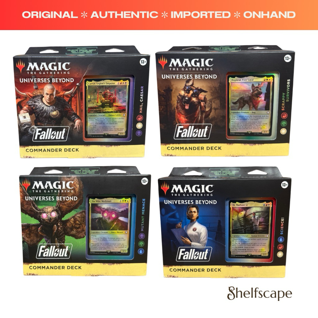 Magic The Gathering Fallout Commander Precon (MTG) | Shopee Malaysia