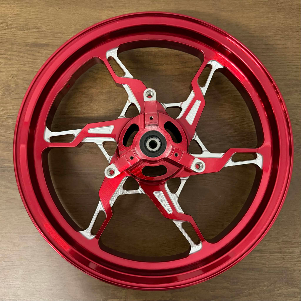 BOM RANGSIT BomX CNC MAGS RAZOR HEXA 6 SPOKES FOR AEROX V1 AND AEROX V2 ...