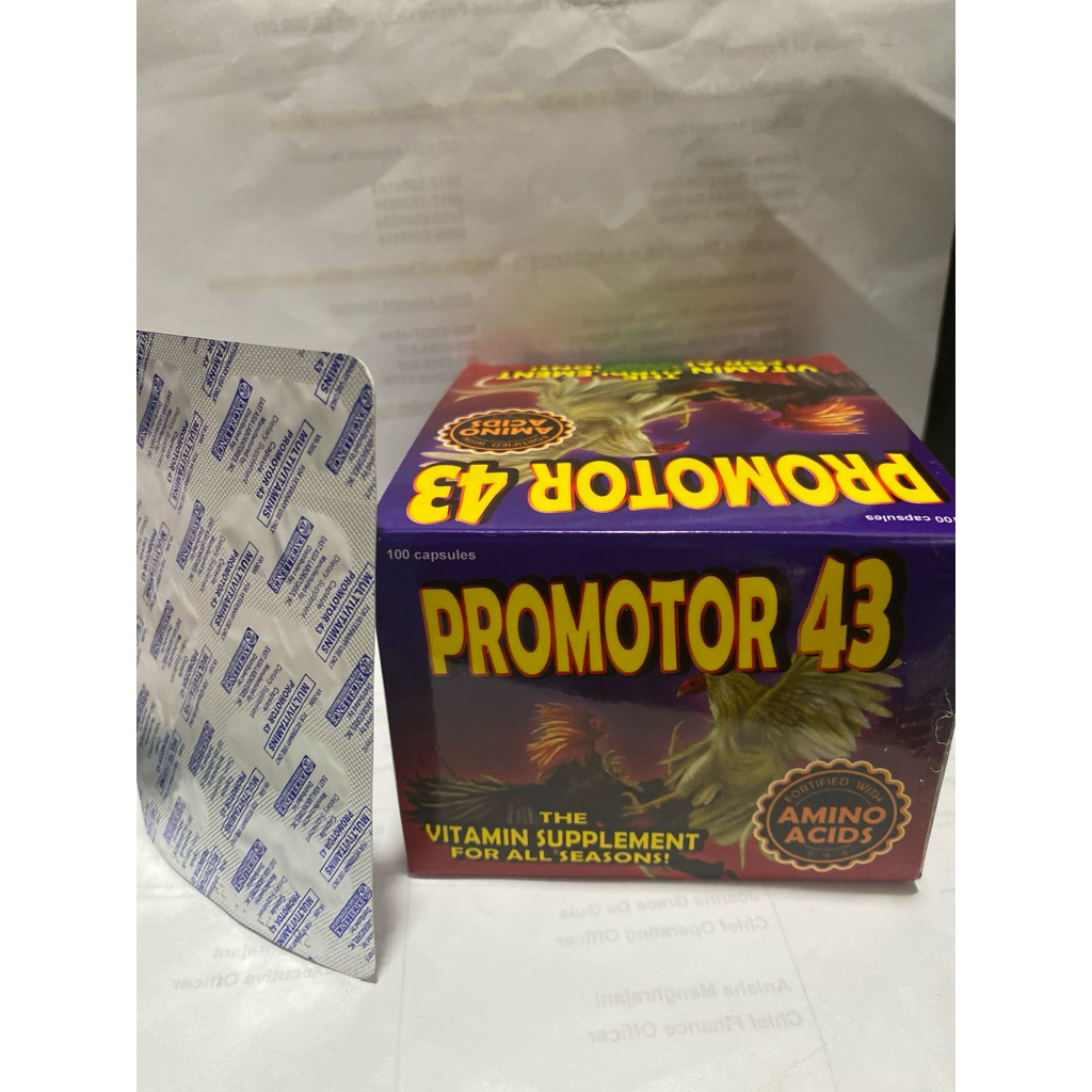 Promotor-43 Gamefowl Conditioning 10 capsules(excellence) | Shopee Malaysia
