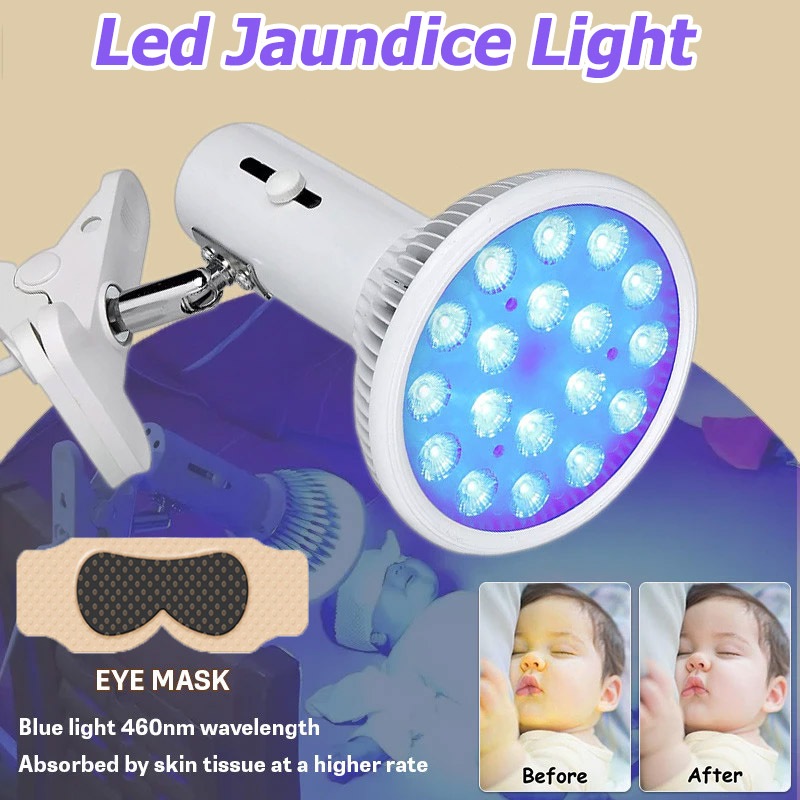 18 Led Jaundice Light Newborn Baby Blue Light Therapy Lamp Neonatal ...
