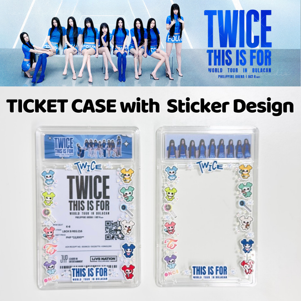 TWICE This is For World Tour 2025 Acrylic Concert Ticket & Photocard ...
