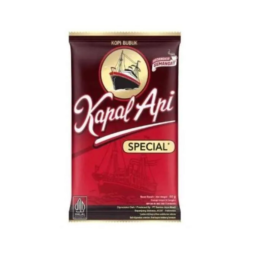 Indonesia KAPAL API SPECIAL 60g Authentic INDONESIAN BLACK COFFEE ...