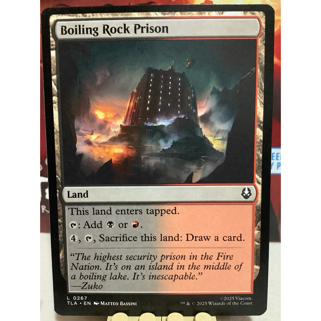 MTG - Boiling Rock Prison (Avatar: The Last Airbender) - {Common - Land ...