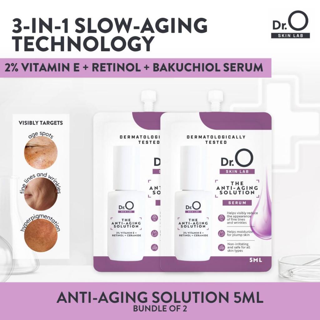 [B2G1 ON APR 1-5] Dr.O Skin Lab Anti-Aging Solution Serum 5ml Sachet ...
