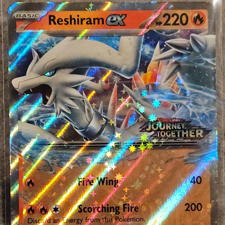 Reshiram ex - 030/159 Stamped SV Journey Together Ultra Pokemon Card ...