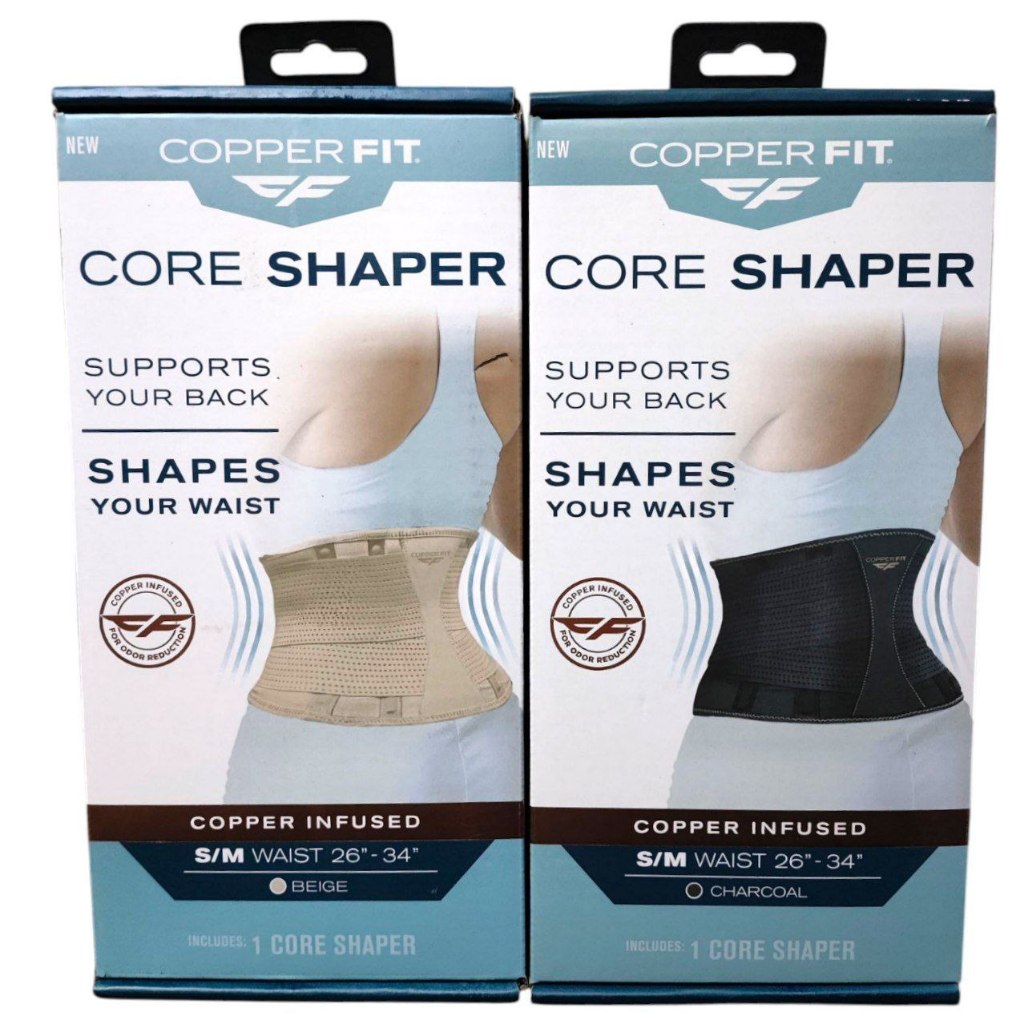 Copper Fit Core Shaper, Supports Back and Shapes Waist, Copper Infused ...