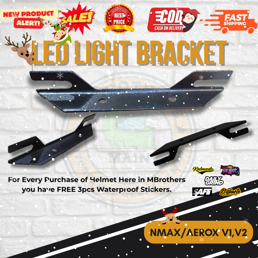 MDL - Yamaha Nmax/Aerox v1,v2 Mini Driving Light Bracket & Light ...