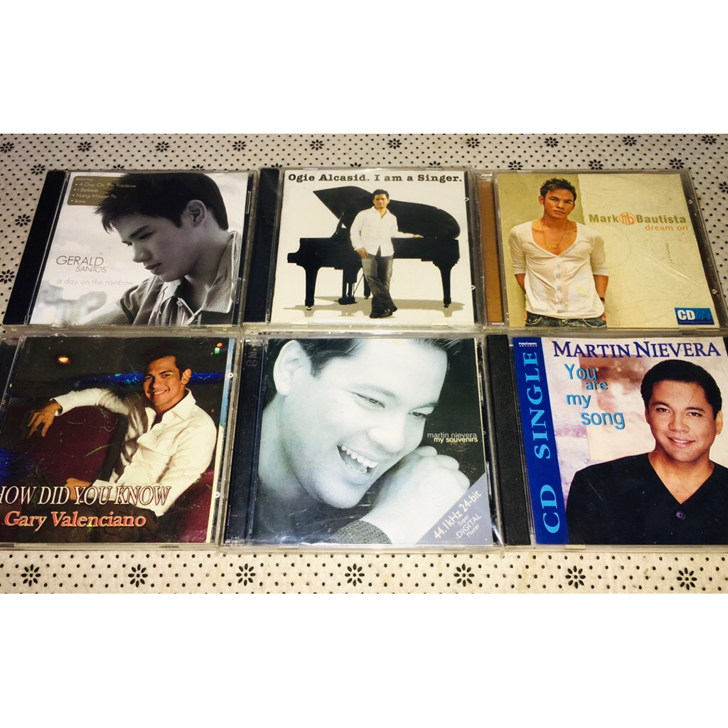 OPM Male Singers CD Album Ft. Gary V. Martin Nievera Ogie Alcasid Mark ...