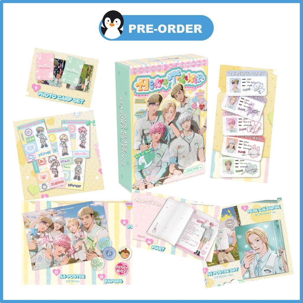 (TINGI) PLAVE 2026 SG Season's Greetings Heart Tracker po | Shopee Malaysia