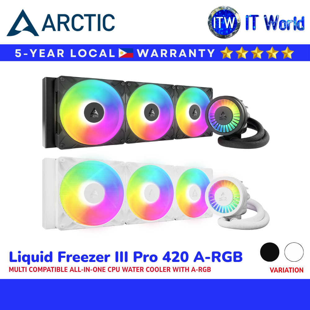 Arctic Liquid Freezer III Pro 420 A-RGB | Multi-Compatible AIO CPU ...