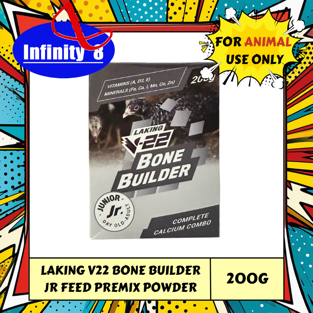 LAKING V22 BONE BUILDER JR FEED PREMIX POWDER 200G | Shopee Malaysia