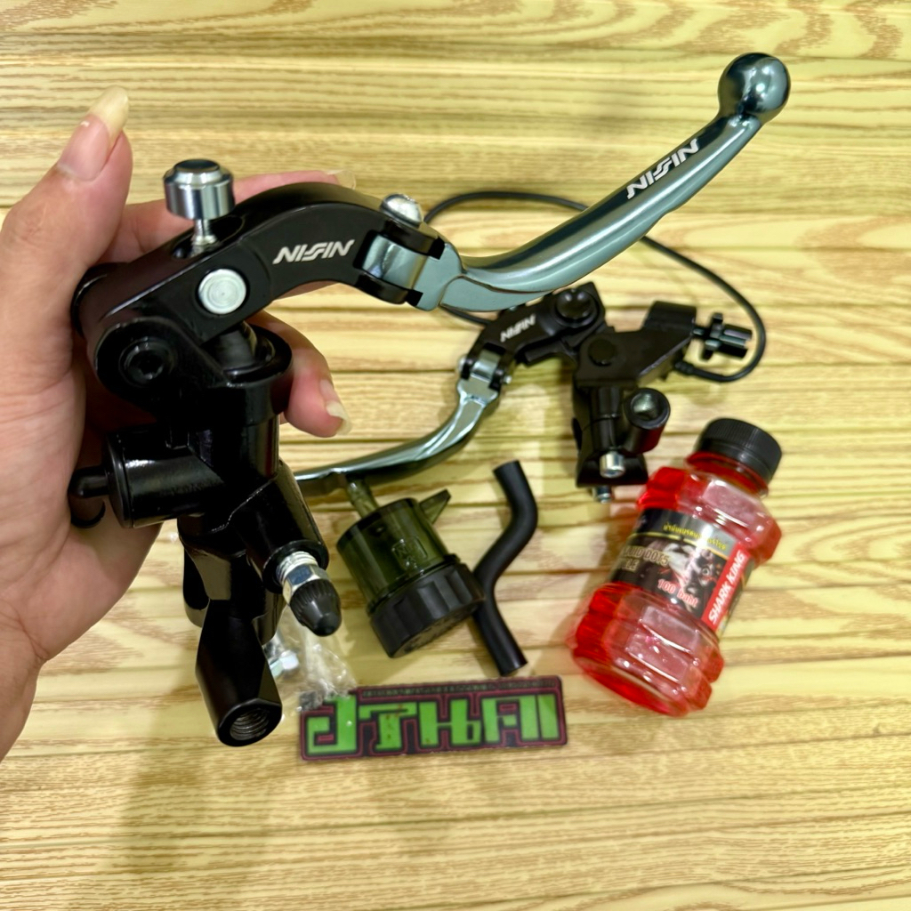 NISSIN BRAKE MASTER SINGLE TANK with BRAKE FLUID -UNIVERSAL | Shopee ...