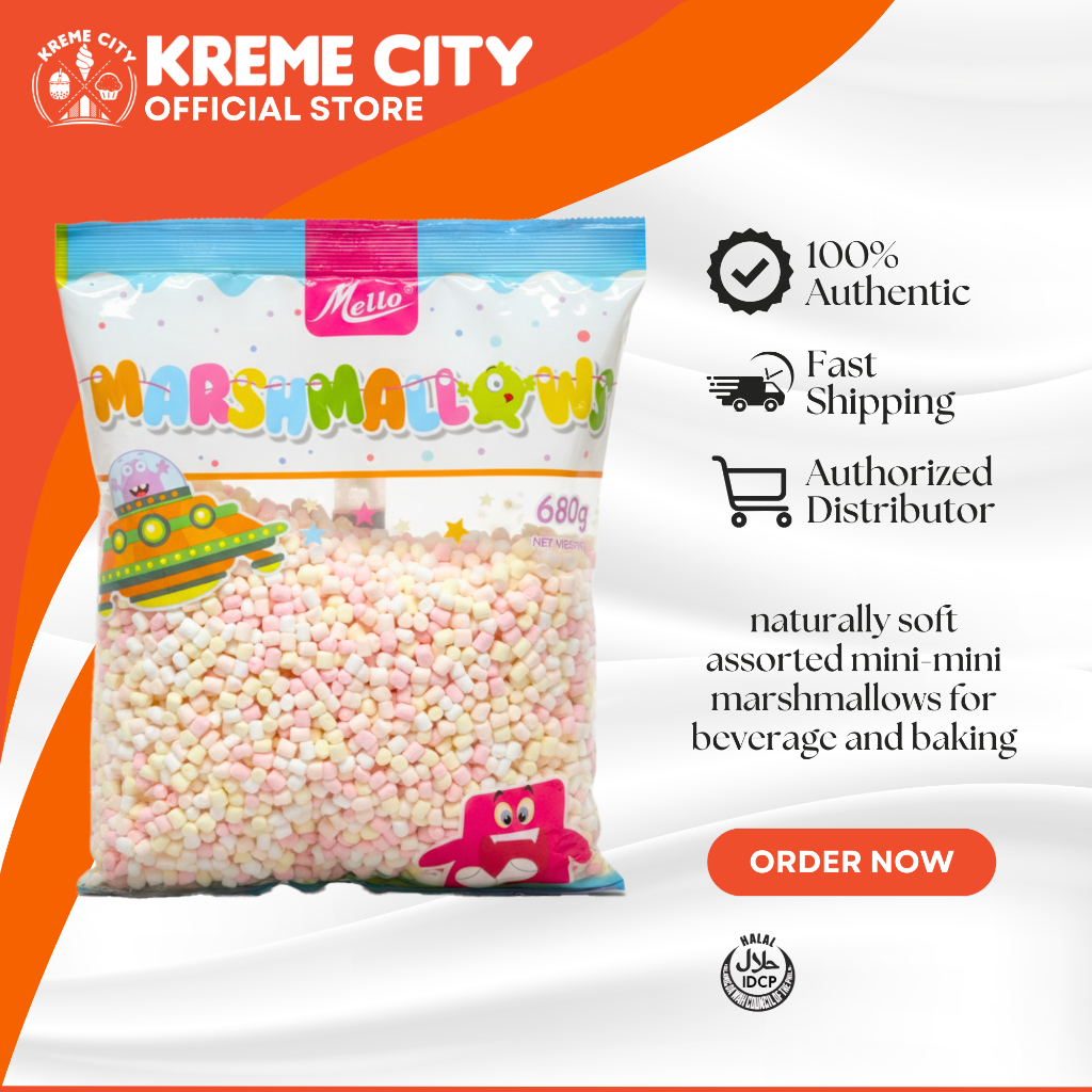 Mello Marshmallows Assorted Mini-Mini 680g | Shopee Malaysia