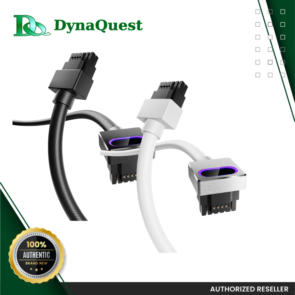 Asiahorse Hydrus ARGB PSU Replacement Cable 16PIN 50cm GPU ( Black ...