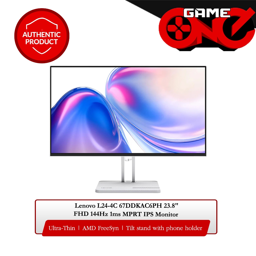Lenovo L24-4C 67DDKAC6PH 23.8" FHD 144Hz 1ms MPRT IPS Monitor Gaming ...